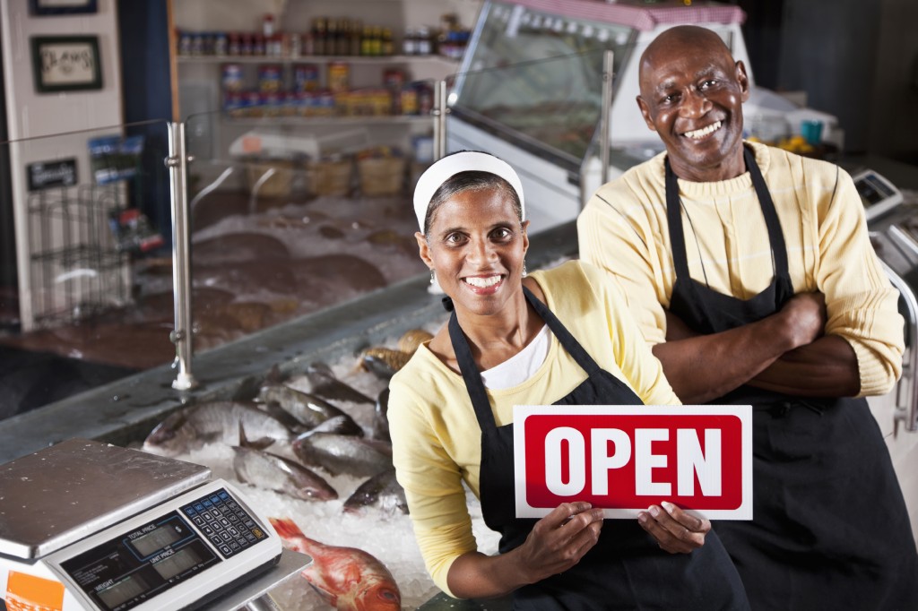 African American owners of fish market | Dr Mell